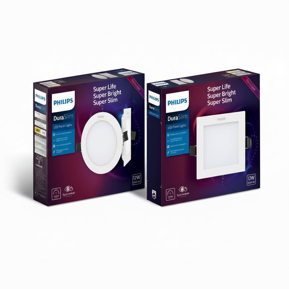 Home / Philips 12W Square Dura Slim LED Downlight | Cool White Recessed ...
