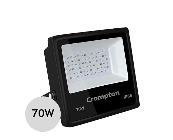 Home / Crompton 70W LED Flood Light – Cool White, IP66, High Efficacy Outdoor Fixture