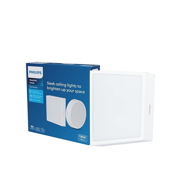 Home / PHILIPS 18 Watt Square Slim Surface Ceiling Light | LED ...
